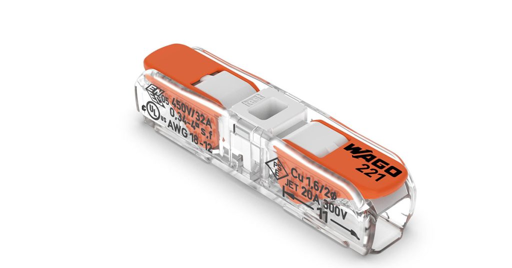 WAGO: Inline Splicing Connector With Lever - Panel Builder US