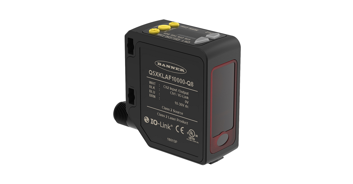 Banner Engineering: Q5X Time-of-Flight Sensor Now Available with 10 ...