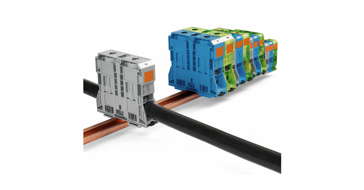 WAGO: POWER CAGE CLAMP Terminal Blocks - Panel Builder US
