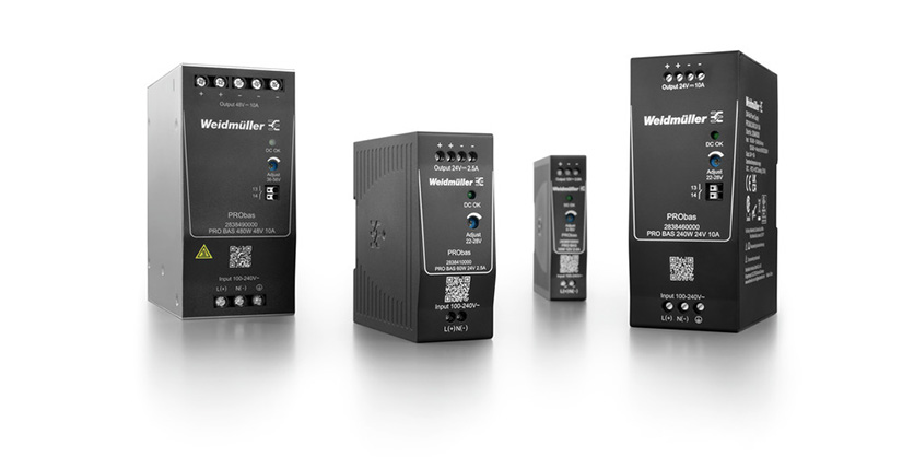 PRObas Switch Mode Power Supply from Weidmuller Integrate High Performance with Compact Design ...