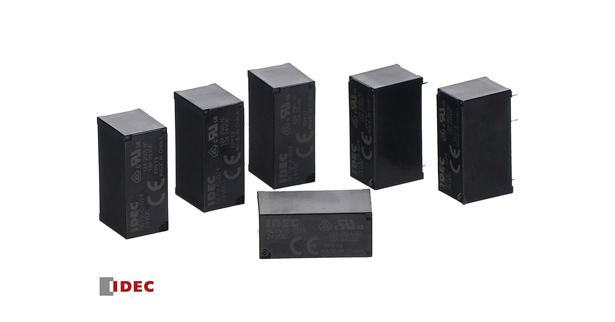 IDEC: New RC Series PCB Relays - Industrial-Grade Power Handling in a ...