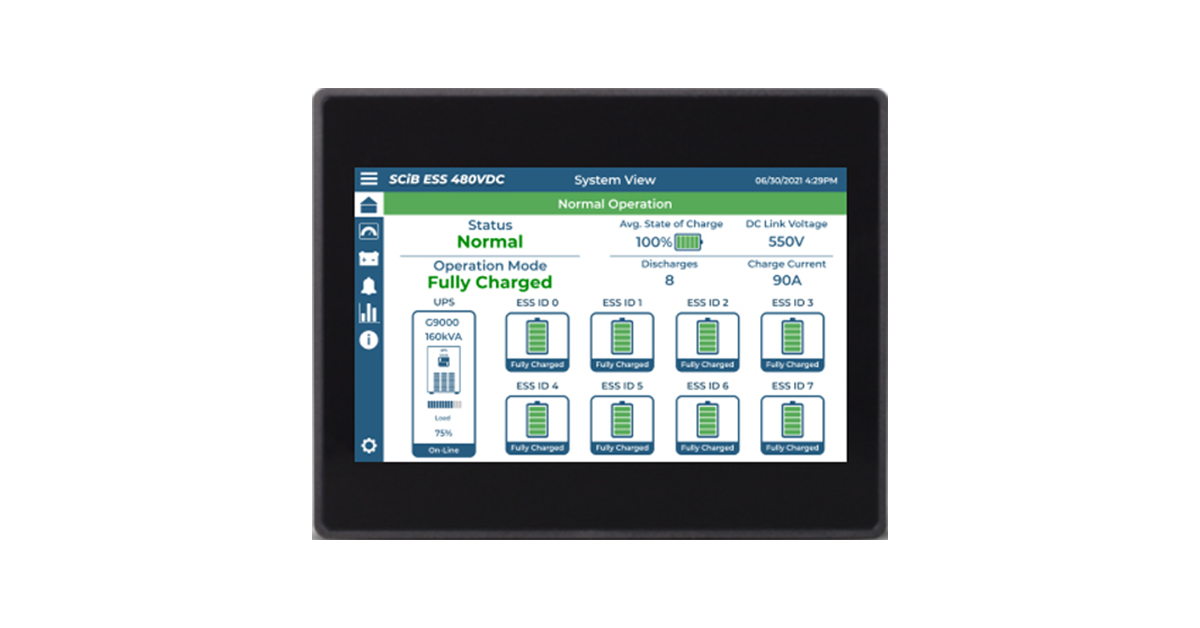 Toshiba: RemotEye HMI for the Toshiba 480VDC SCiB Energy Storage System ...