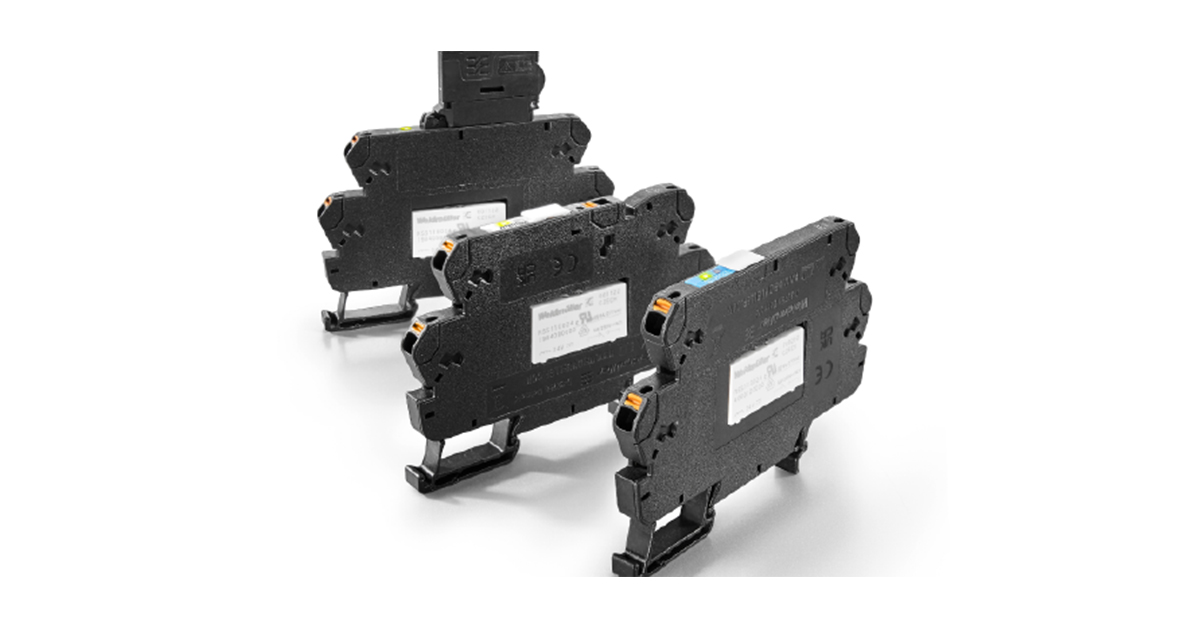 Weidmuller: Space-Saving TERMSERIES-COMPACT Modules - Panel Builder US