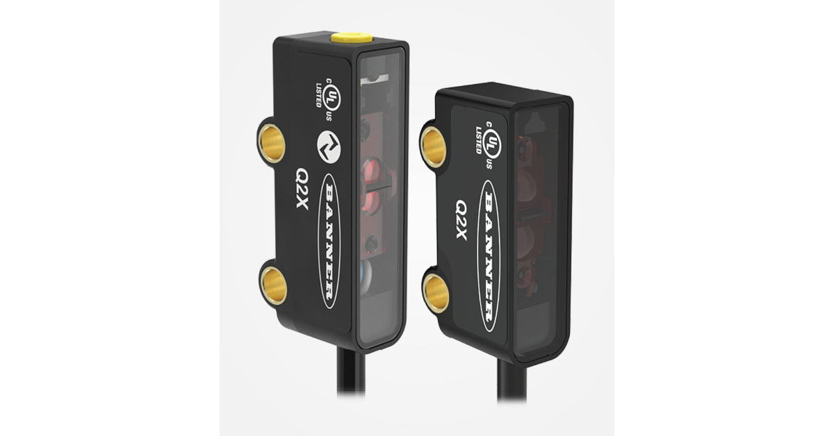 Banner Engineering: Q2X Miniature Photoelectric Sensor - Panel Builder US