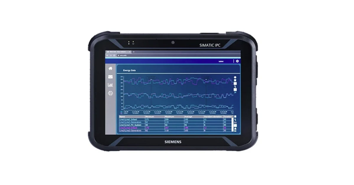 RS: New Siemens SIMATIC IPC MD-34A Industry 4.0 Tablet - Panel Builder US