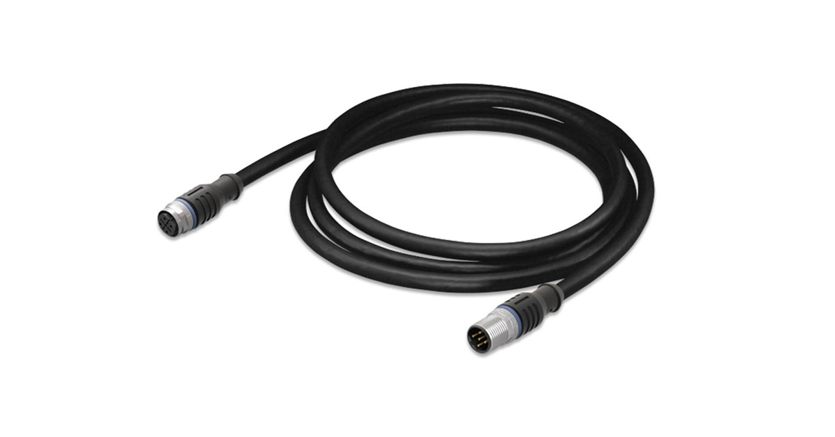 WAGO: 756 Series M8 and M12 Interconnecting Cables Now Available in ...