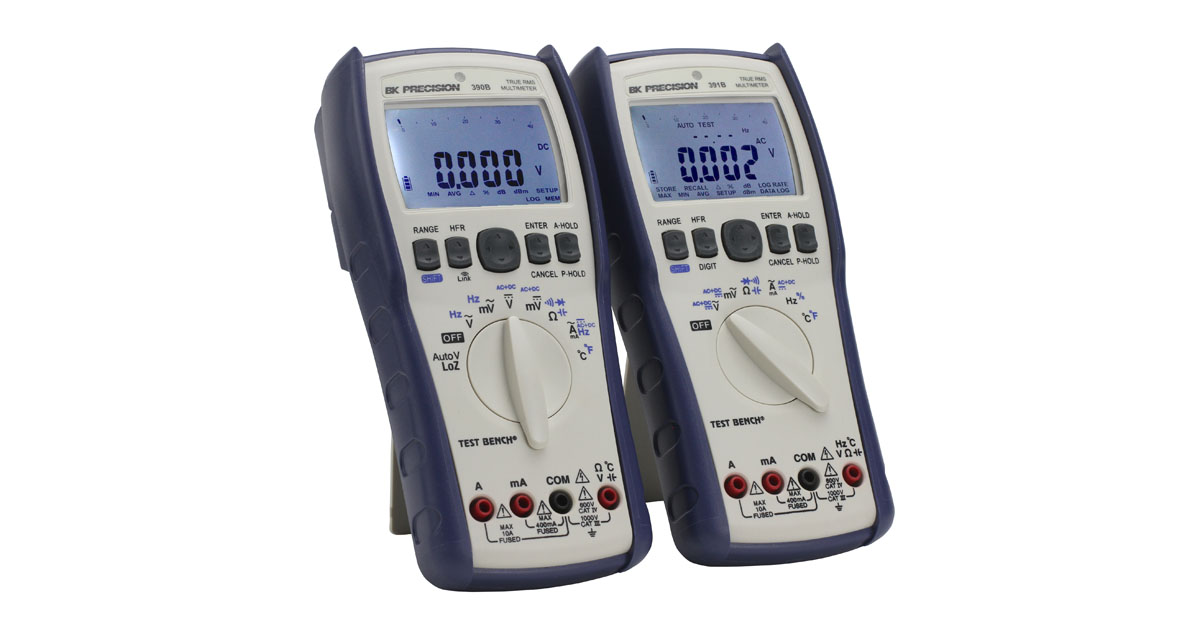 B&K Precision: 390B Series True RMS Digital Multimeters - Panel Builder US