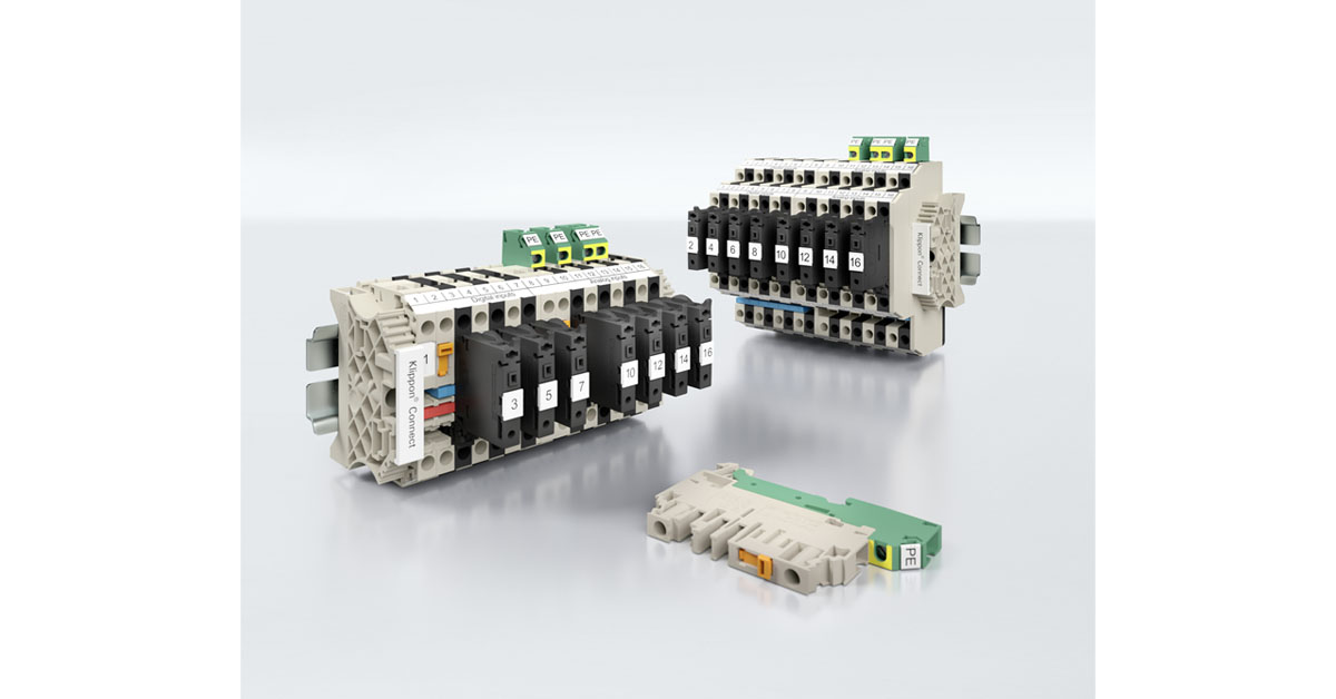Weidmuller USA: New Klippon Connect W2C & W2T DCS Marshalling Terminal ...