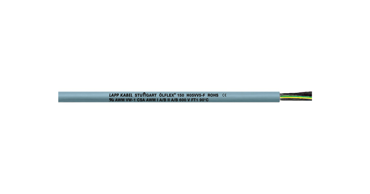 LAPP: ÖLFLEX 150 Flexible Control Cable - Panel Builder US