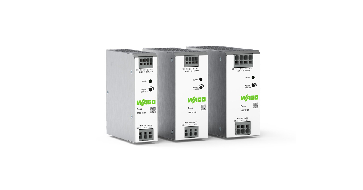 WAGO: Power Supply Base - Panel Builder US
