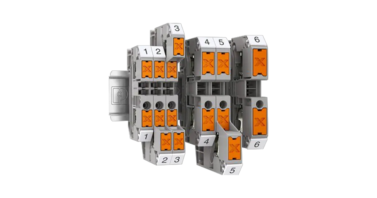 Triple Phoenix Terminal Block UT 1.5mm Series Terminal Blocks