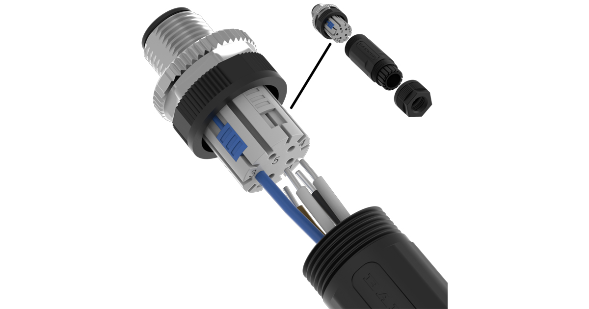 Banner Engineering: Field Wireable Connector with Slide Lock Terminals ...