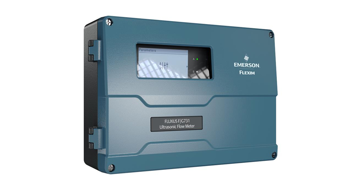 Emerson: New Flexim FLUXUS / PIOX 731 Ultrasonic Flow Meter Series ...