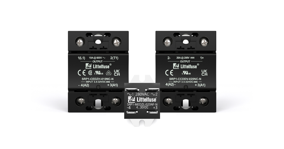 Littelfuse: New SRP1 Series Single-Pole AC and DC Solid-State Relays ...