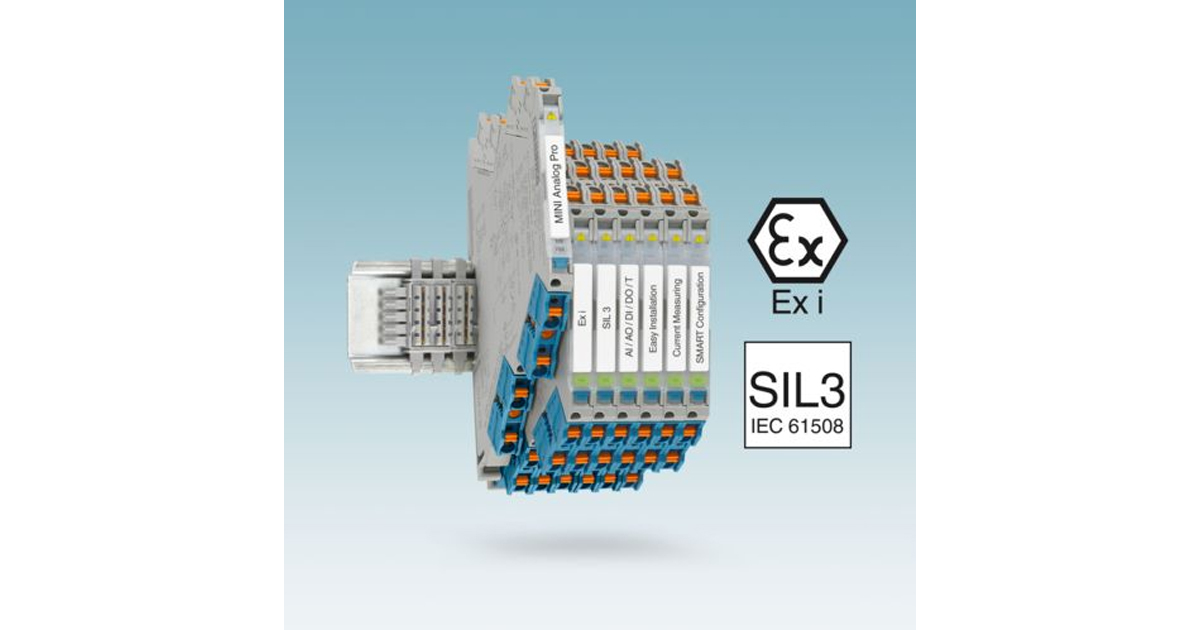 Phoenix Contact: MINI Analog Pro Ex Family of Compact Intrinsic Safety ...